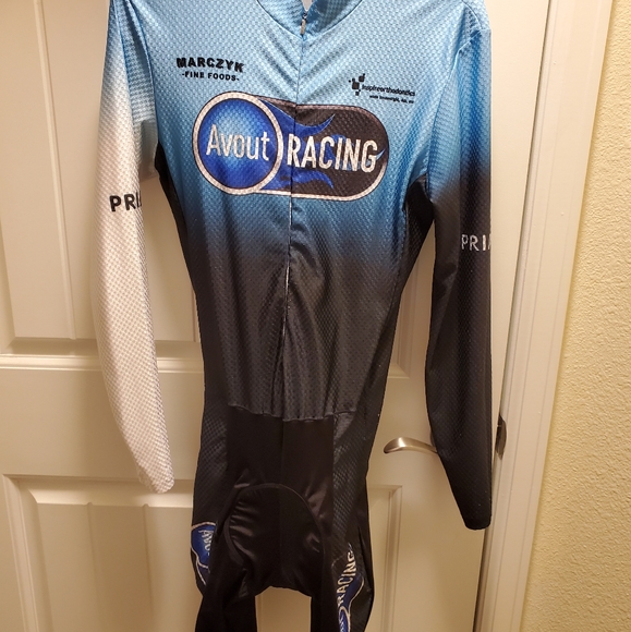 Primalwear | Other | One Piece Long Sleeve Cycling Speed Suit Lycra ...